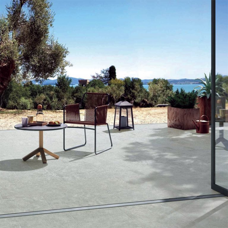 24" X 36" Porcelain Paver: Silver Limestone | Pera Tile