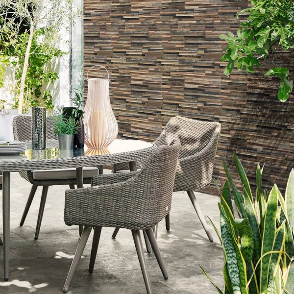 Samurai 3" X 15" Wall Panel - Brown | Pera Tile