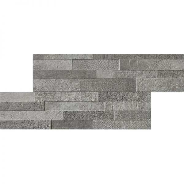 6" X 24" Volcano Wall Panel: Grey | Pera Tile