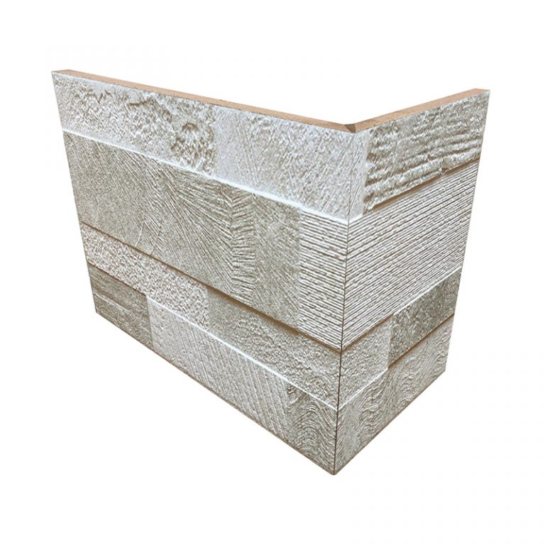 Volcano Wall Panel Corner (outside) - Beige | Pera Tile