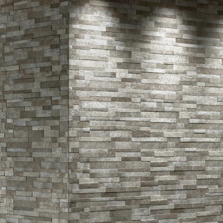 Volcano Wall Panel Corner (outside) - Grey | Pera Tile