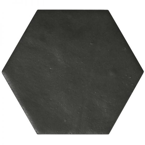Switch 4" X 4 1/2" Hexagon Tile - Graphite Matte | Pera Tile