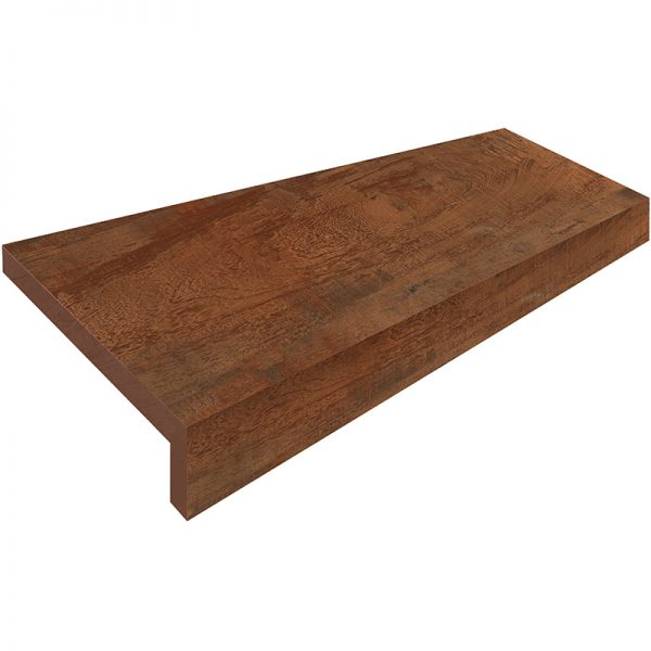 Forest L-Shaped Porcelain Coping - Silver | Pera Tile