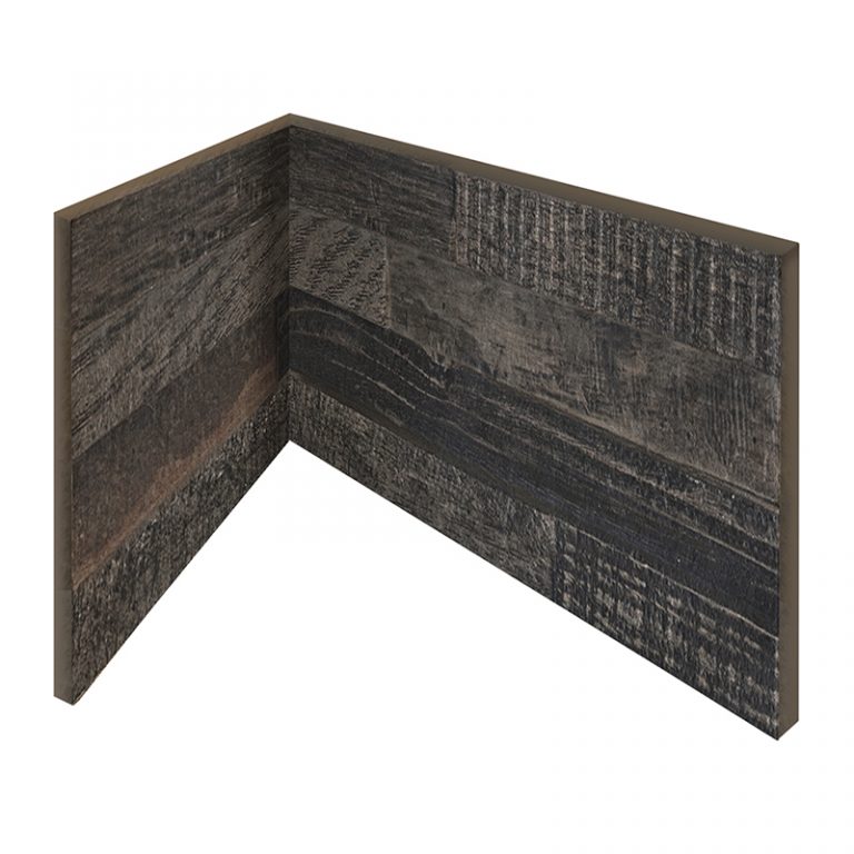 Samurai Wall Panel Corner (inside) - Dark | Pera Tile