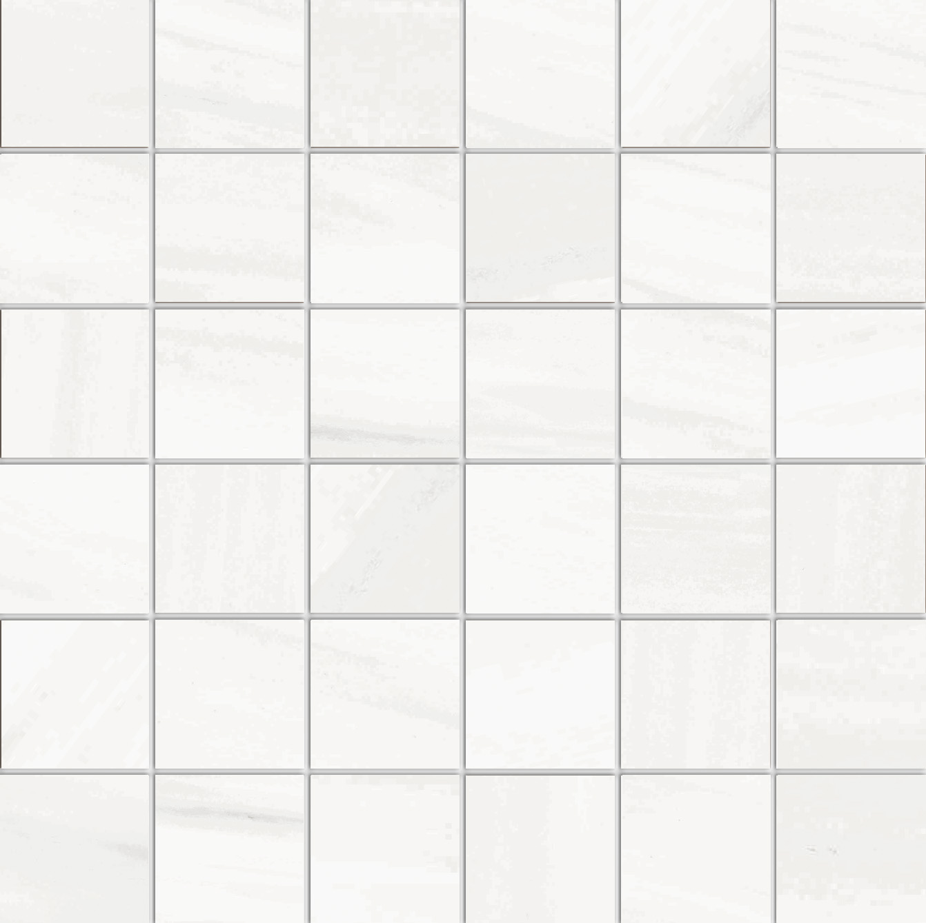 2x2 Square Mosaic Dolomite Porcelain: White | Pera Tile
