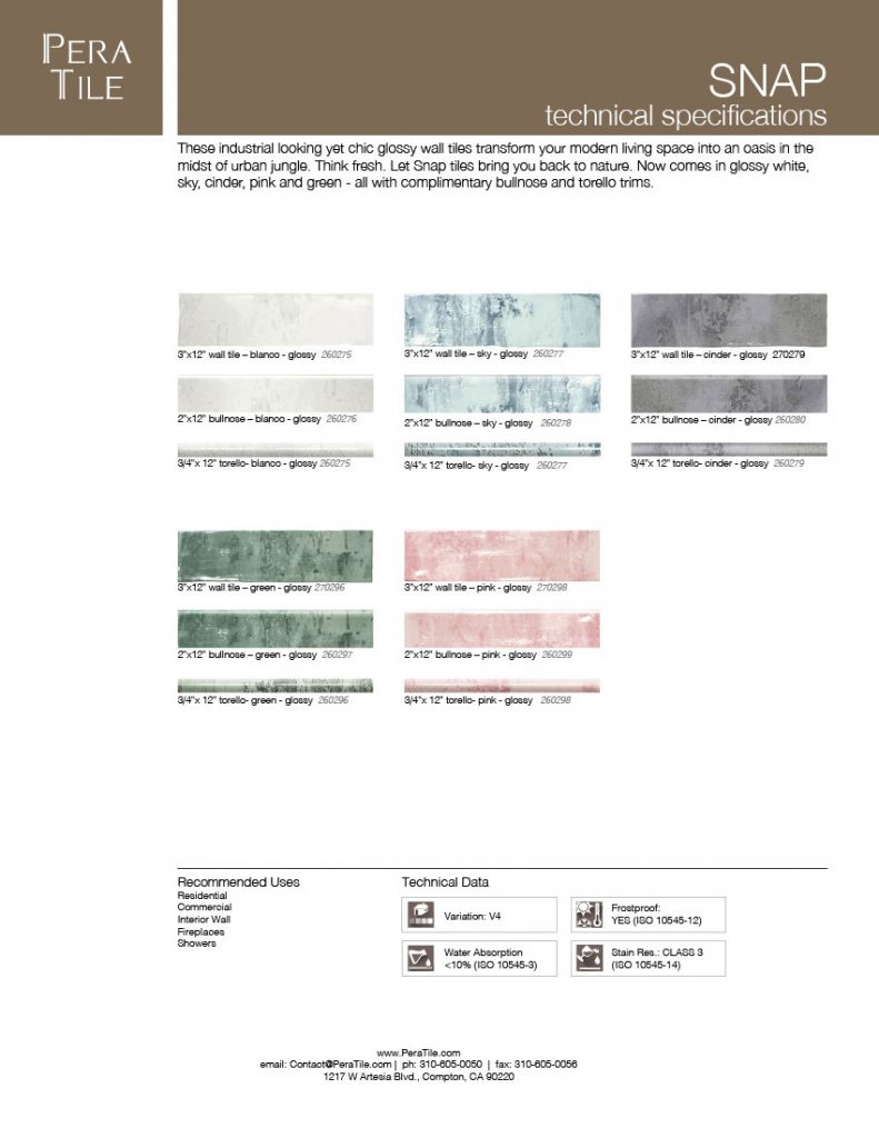 Product Guides | Pera Tile