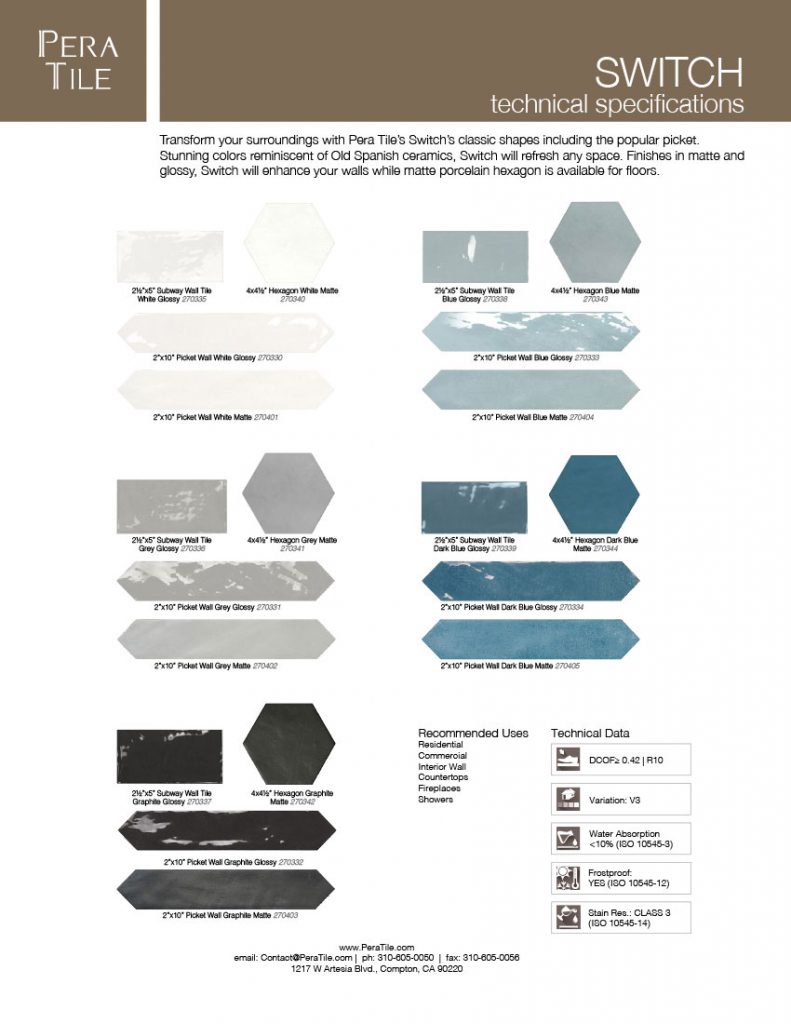 Product Guides | Pera Tile