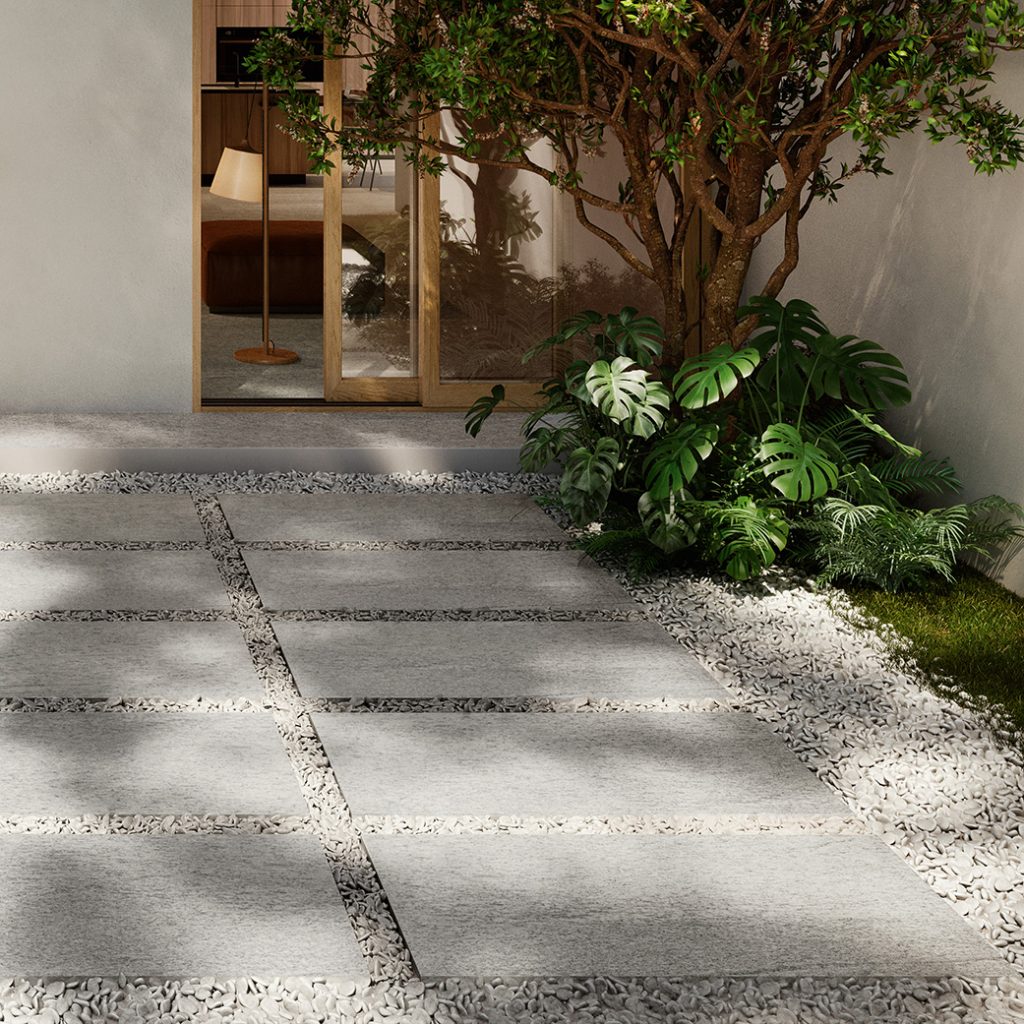 12" X 24" Porcelain Upstone: Duke Bianco | Pera Tile