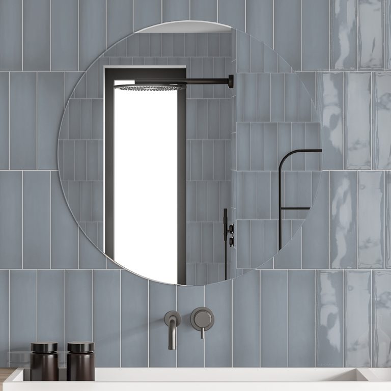 Borriana 3" X 12" Wall Tile - Light Blue | Pera Tile