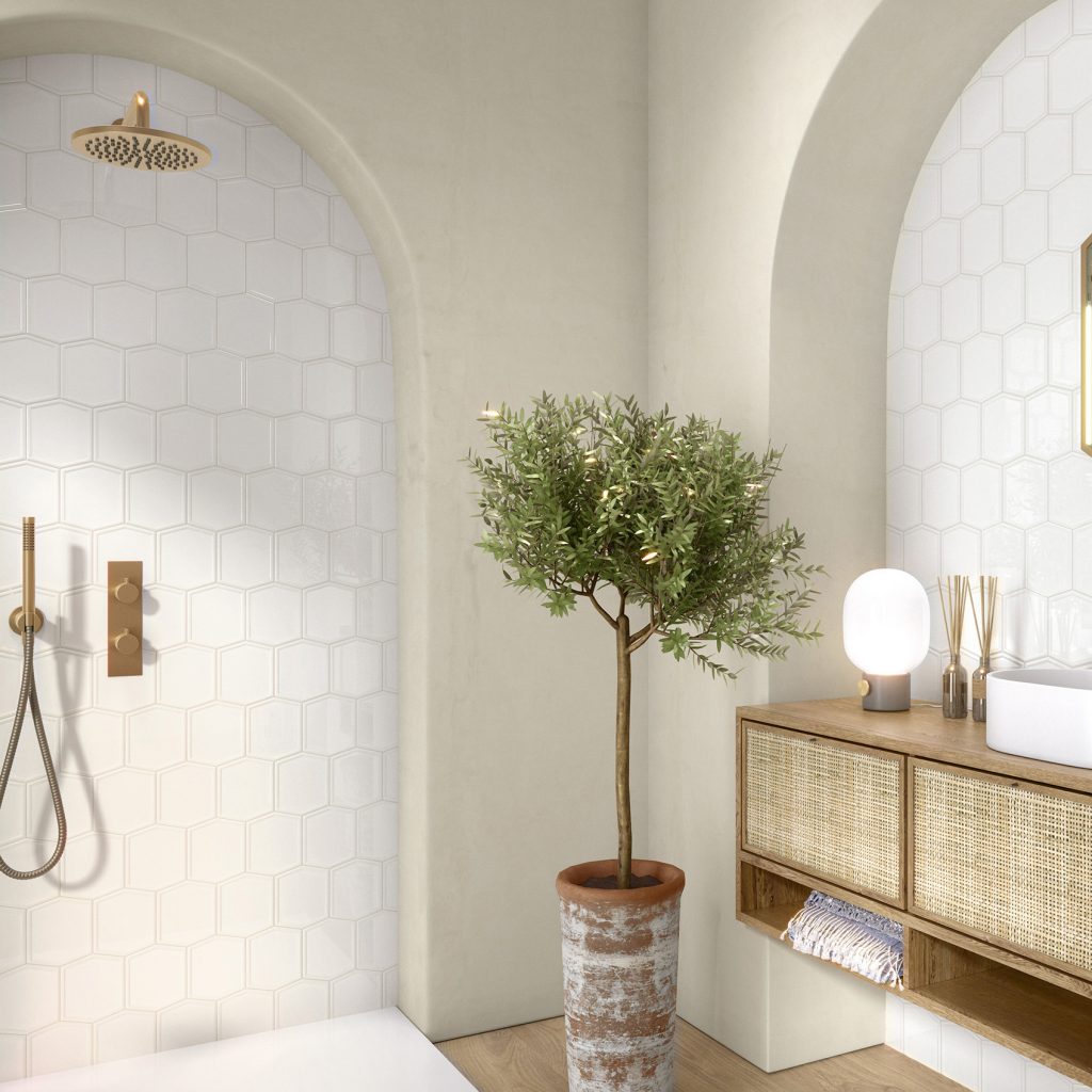 Frame 5/8" X 12" Edge Stick - White | Pera Tile