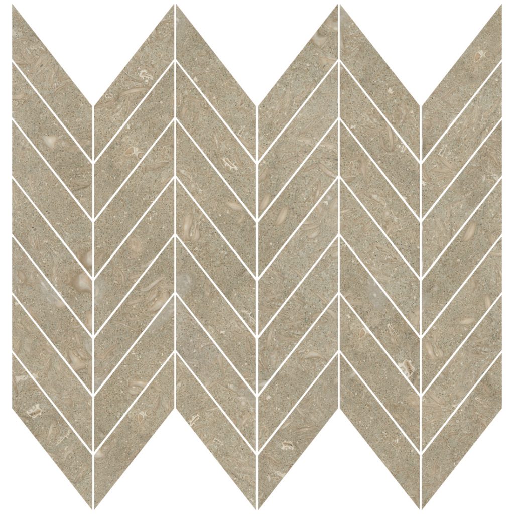 Atlantis 1 1/2" X 3 5/8" Honed Mini Chevron Mosaic | Pera Tile