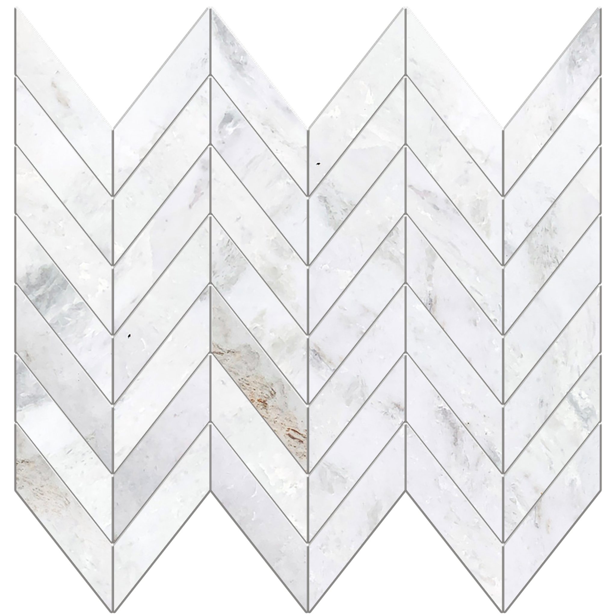 Silviano 1 1/2" X 3 5/8" Honed Mini Chevron Mosaic | Pera Tile