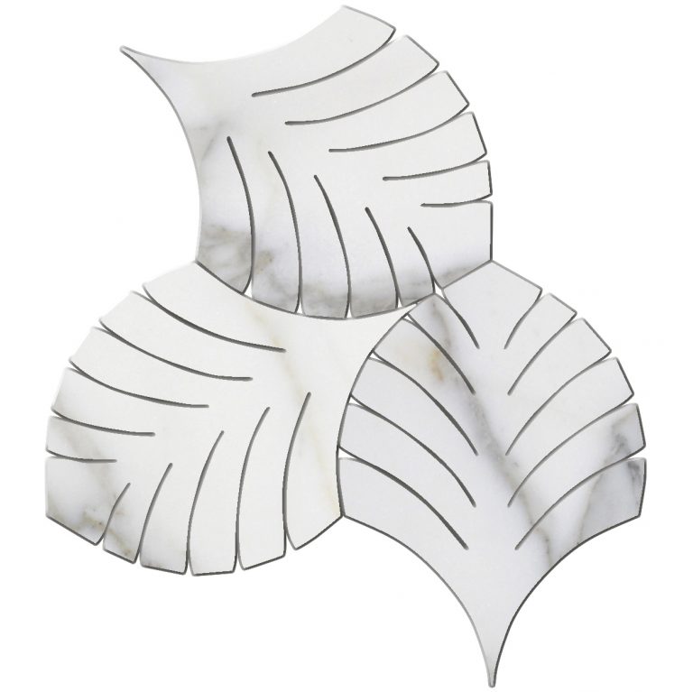 Calacatta Gold Foliage Mosaic | Pera Tile