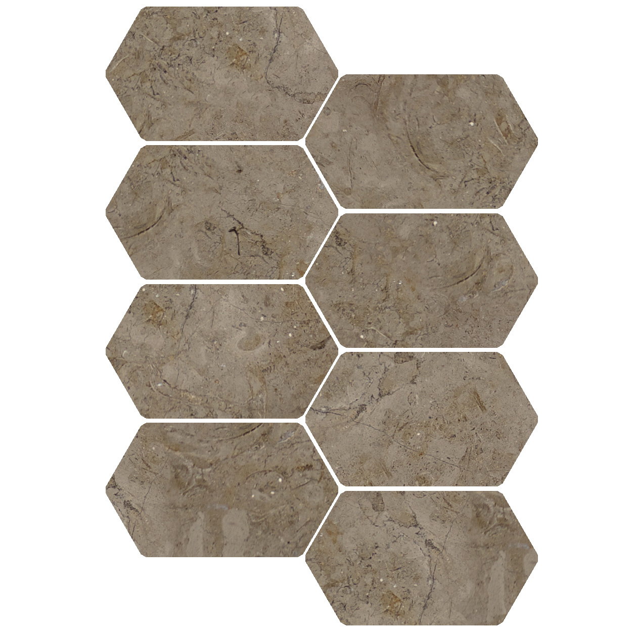 Castanea Hexbrick Mosaic | Pera Tile