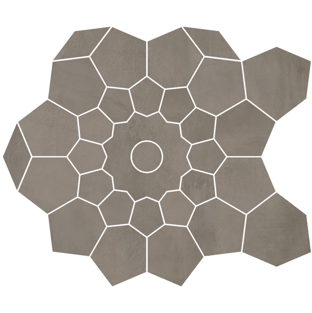 Bloom Mosaic Urbana: Antracite | Pera Tile