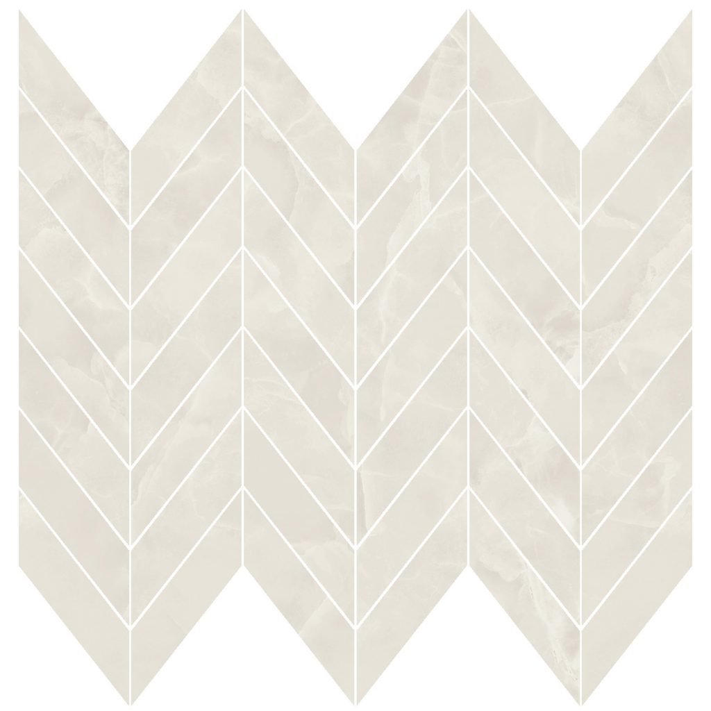 1 1/2" X 3 5/8" Mini Chevron Mosaic Elite: Onice Royal | Pera Tile