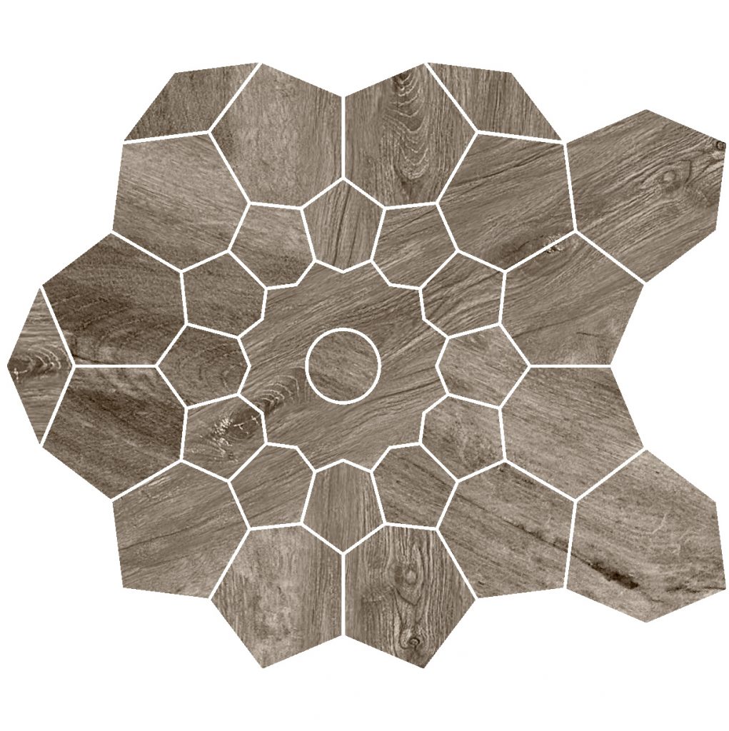 Bloom Mosaic Heritage: Taupe | Pera Tile