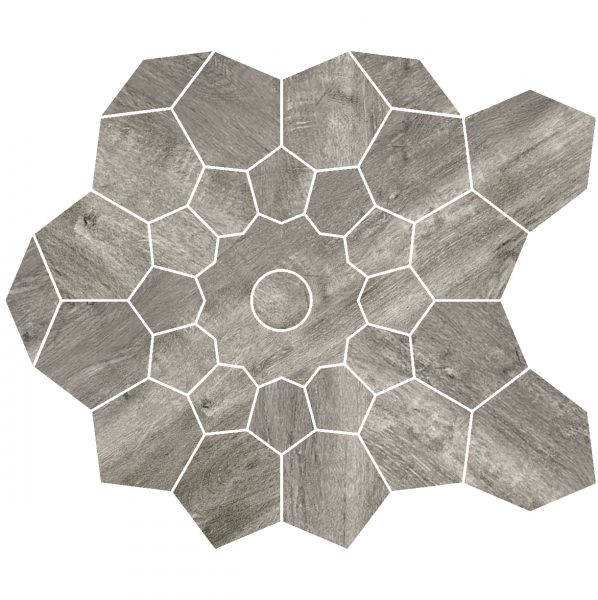 Bloom Mosaic Heritage: Grey | Pera Tile