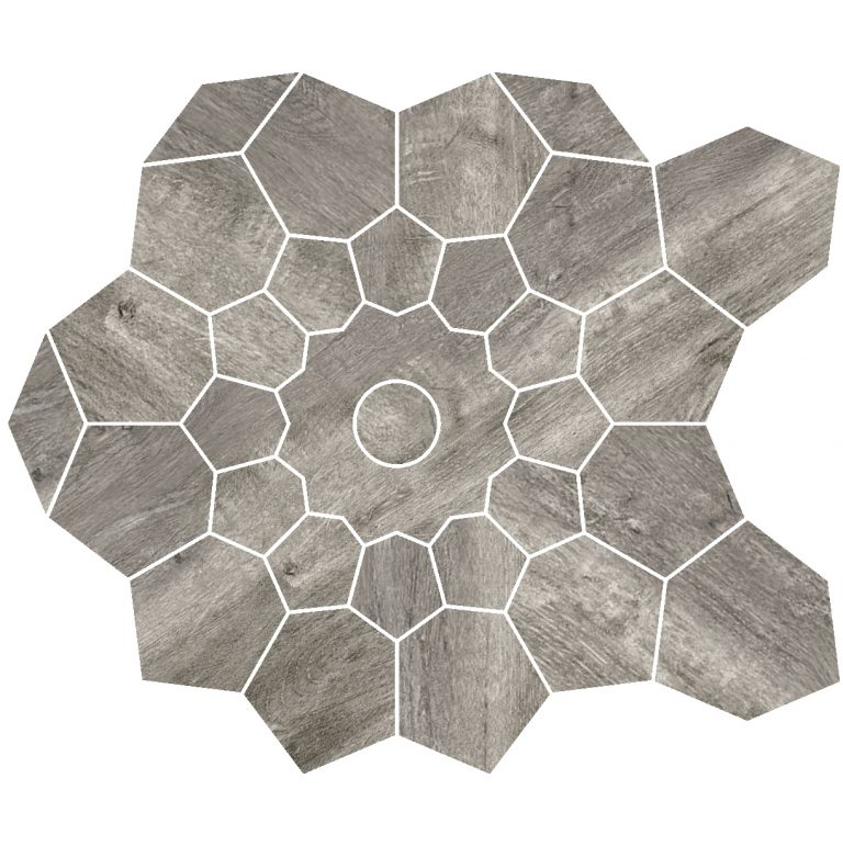 Bloom Mosaic Heritage: Grey | Pera Tile