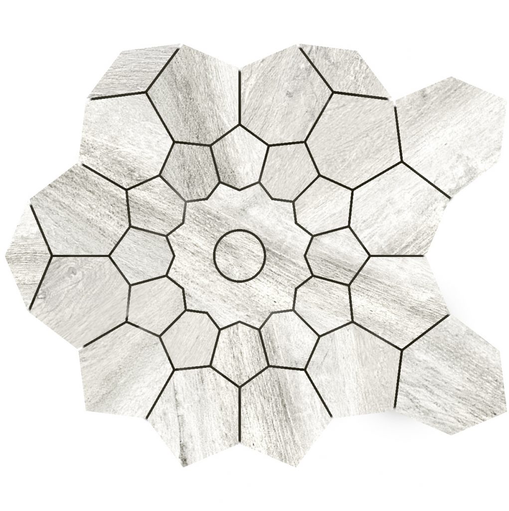 Bloom Mosaic Heritage: White | Pera Tile