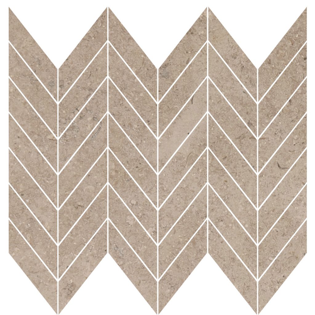 Memphis 1 1/2" X 3 5/8" Leather Mini Chevron Mosaic | Pera Tile