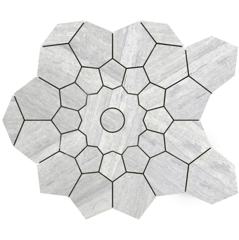Bloom Mosaic - Grigio Elegante | Pera Tile