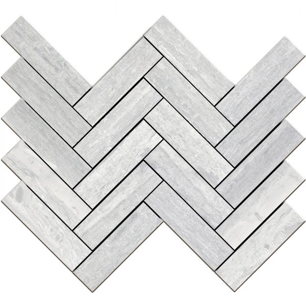 Grigio Elegante 1 1/2" X 5 1/2" Honed Herringbone Mosaic | Pera Tile