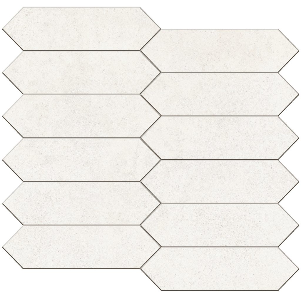 1 3/4" X 6 1/2" Picket Mosaic Silky Stone: Light | Pera Tile