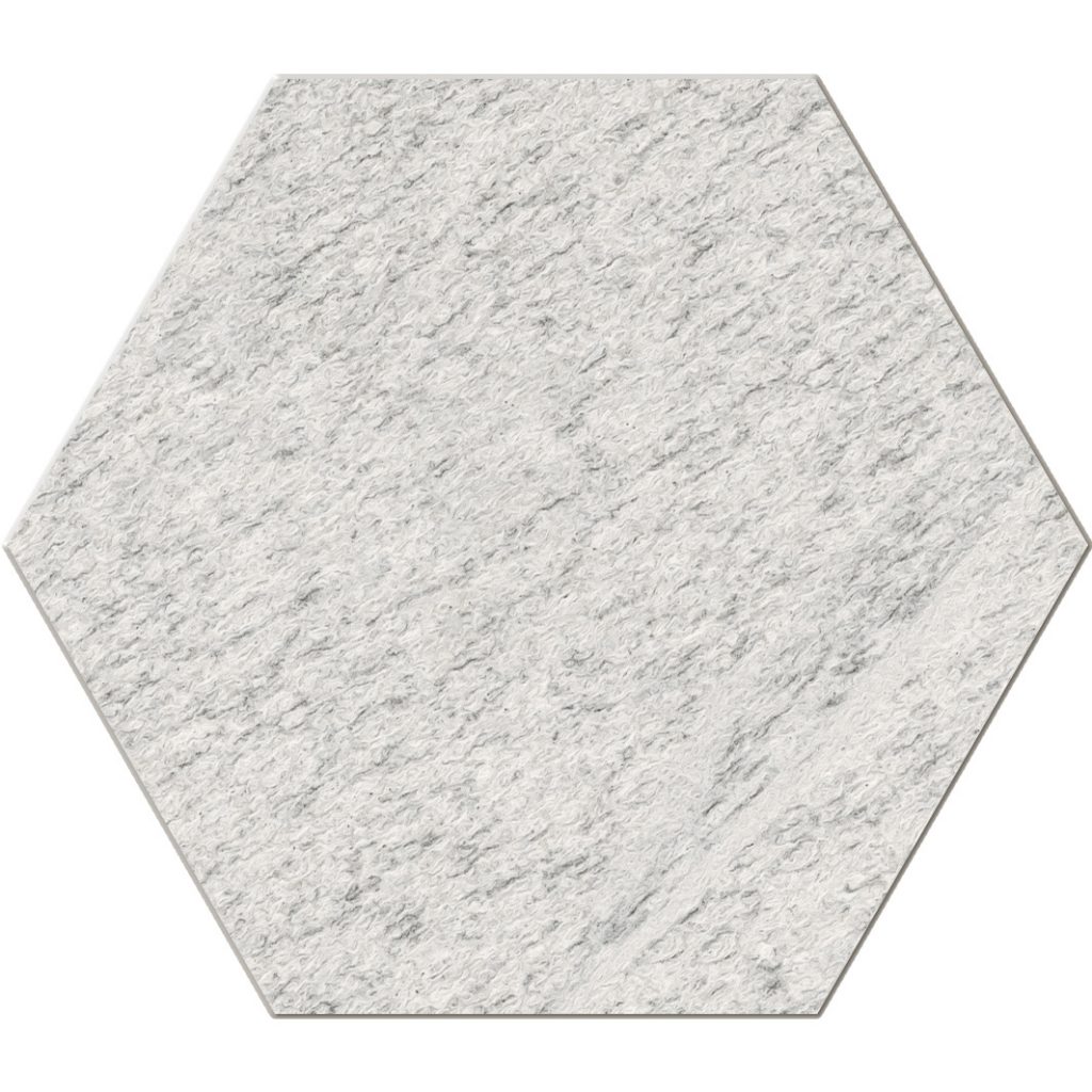 12" Hexagon Upstone: Duke Bianco | Pera Tile
