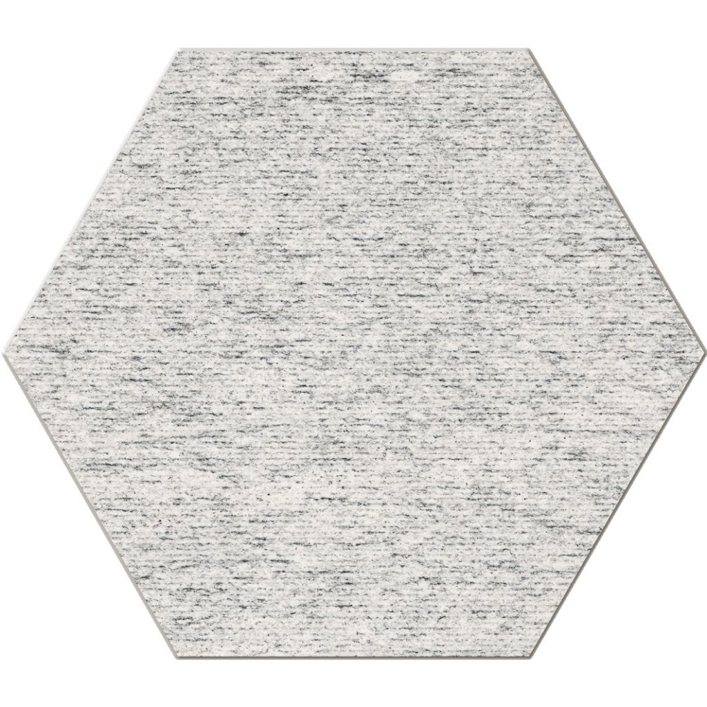 12" Hexagon Upstone: Duke Bianco | Pera Tile