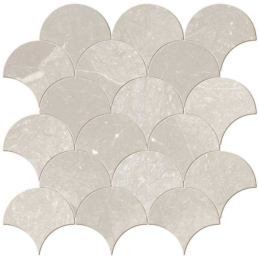 Sparta 4" Fish Scale Mosaic | Pera Tile