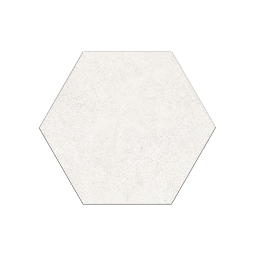 6" Hexagon Silky Stone: Light | Pera Tile