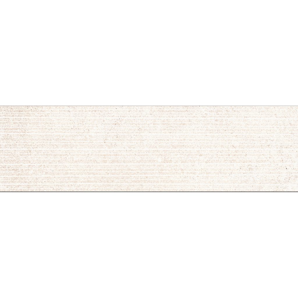 6" X 24" Porcelain Silky Stone: Light - Rigato | Pera Tile