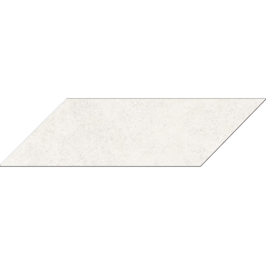 5 3/4" X 17 3/8" Chevron Silky Stone: Light | Pera Tile
