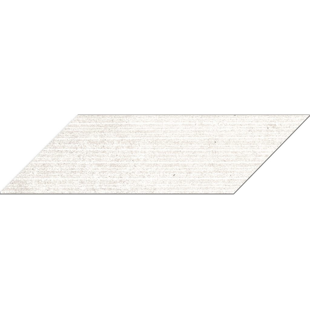 5 3/4" X 17 3/8" Chevron Silky Stone: Light | Pera Tile