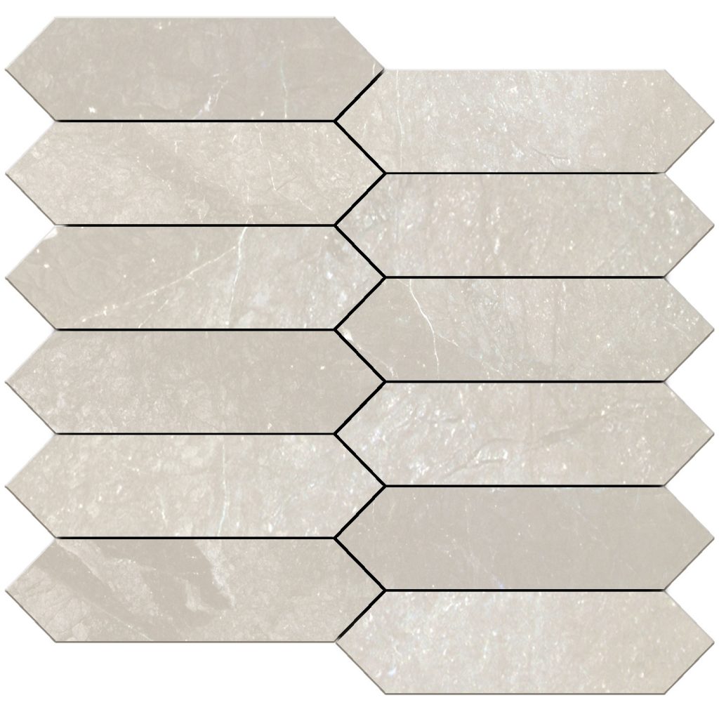 Sparta 1 3/4" X 6 1/2" Picket Mosaic | Pera Tile