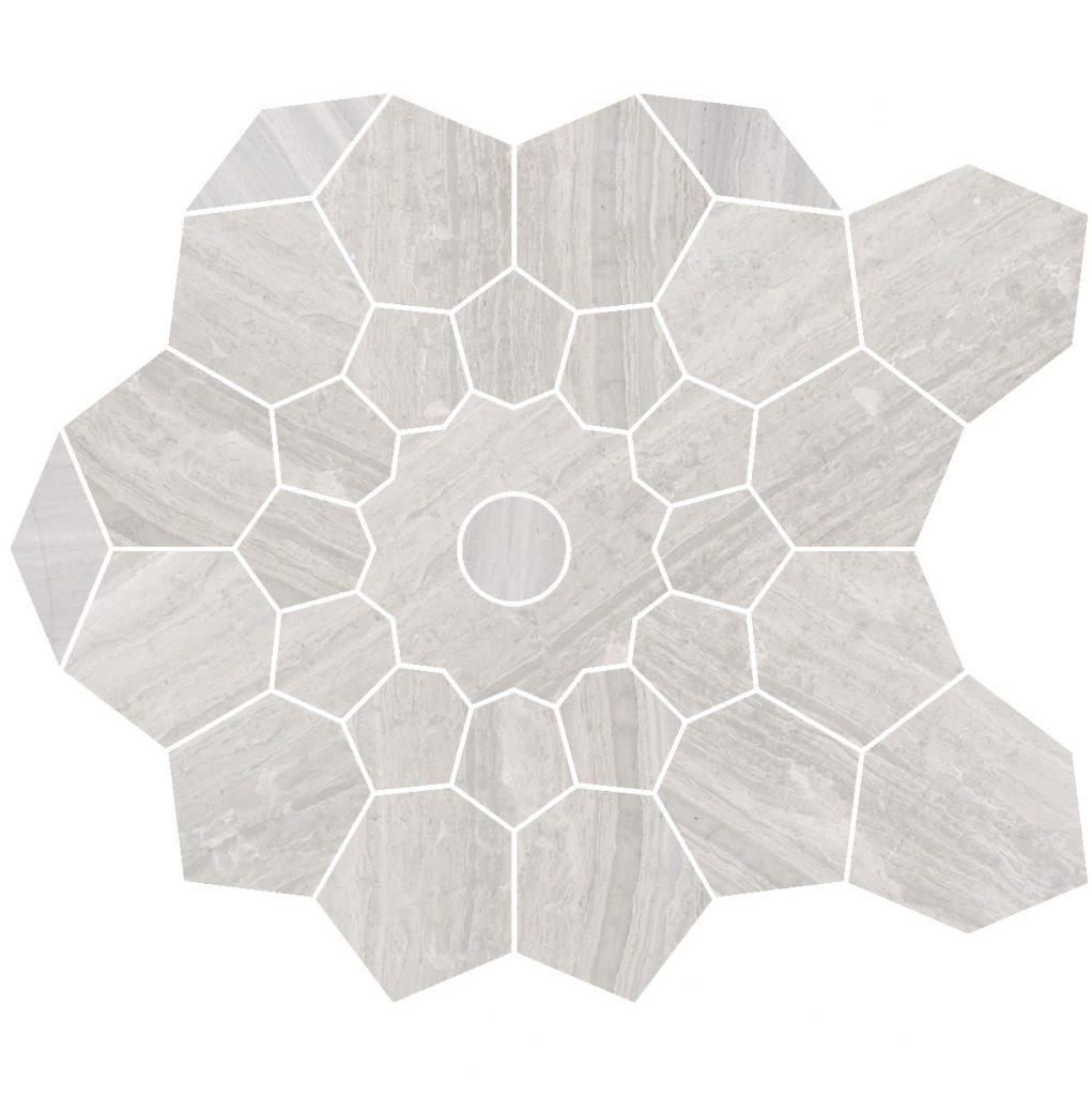 Silviano Bloom Mosaic Honed | Pera Tile