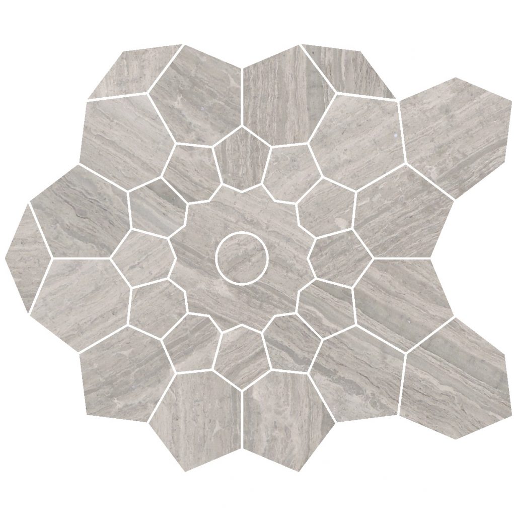 Silviano Bloom Mosaic Polished | Pera Tile