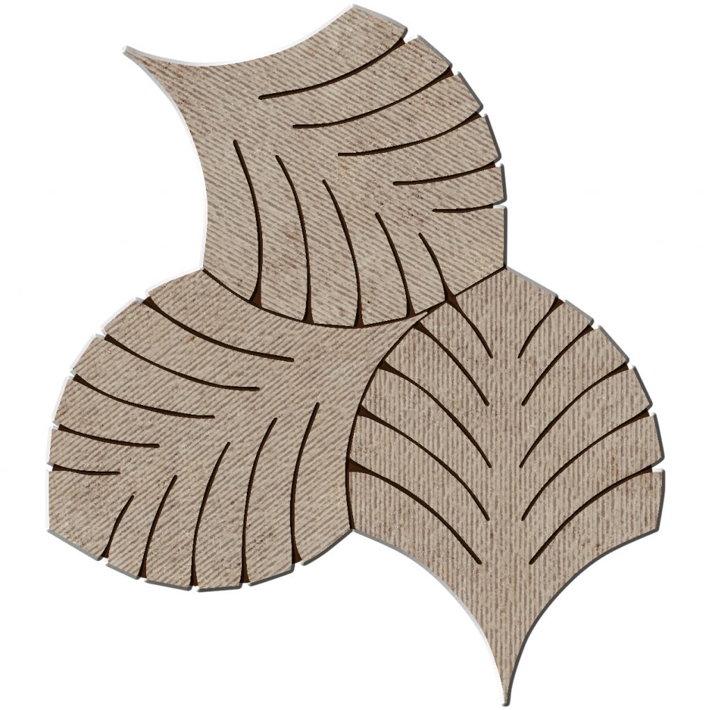 Foliage Mosaic Upstone: Jura Beige | Pera Tile