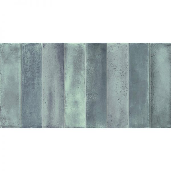 Stack 12" X 24" Green Field Tile - Glossy | Pera Tile