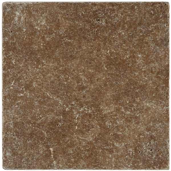 Noce Sephia 12" X 12" Tumbled Travertine Tile | Pera Tile